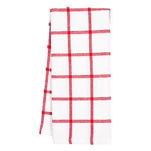 KAF Home Pantry Holiday Naughty Nice Kitchen Dish Towel Set of 4, Cotton Rich, 18 x 28-inch