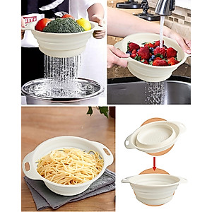 VIVIDCOOKWARE 22pcs Pots and Pans Set Non Stick, Ceramic Cookware Set with Detachable Handle, Pot Sets for Cooking Nonstick with Collapsible Dish Basin, Oven Safe