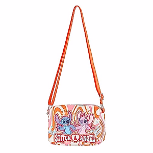 Disney Stitch & Angel Crossbody Purse Standard