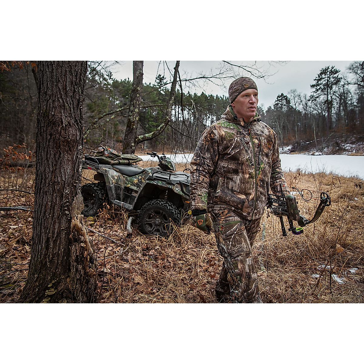 ArcticShield Heat Echo Sherpa Jacket, Realtree Edge, Medium