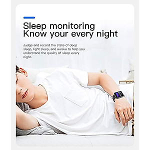 CHOKOVIE Smart Watch, Fitness Tracker with Heart Rate Monitor, Blood Oxygen Meter, Body Temperature Thermometer, Sleep Tracking, IP67 Waterproof, Step Counter Running Watch for Men Women, Black