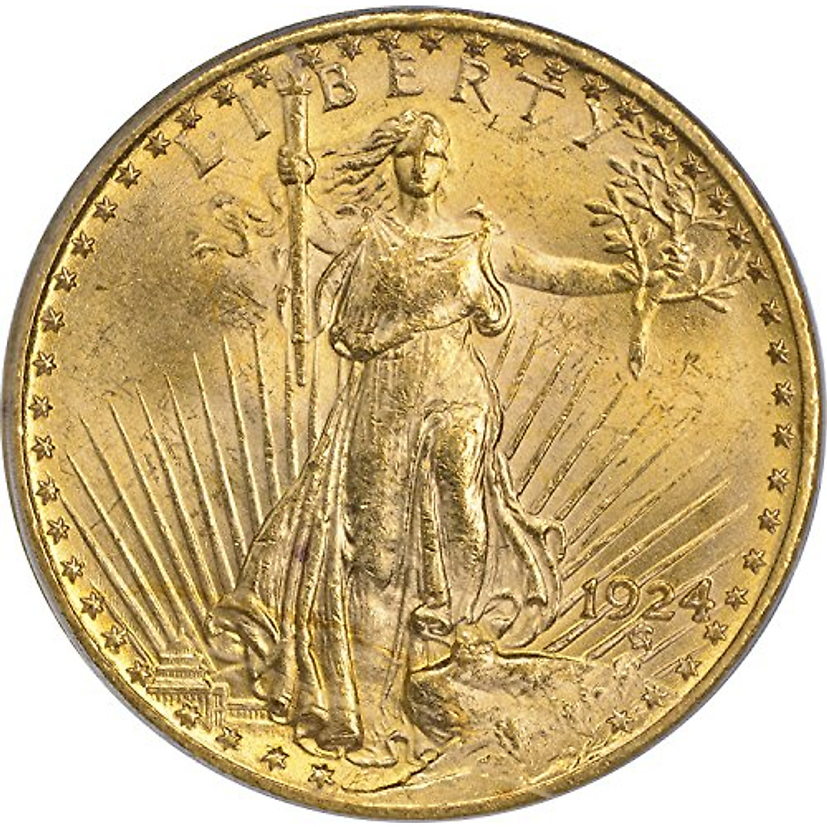 1924 $20 Gold St. Gaudens MS63 PCGS