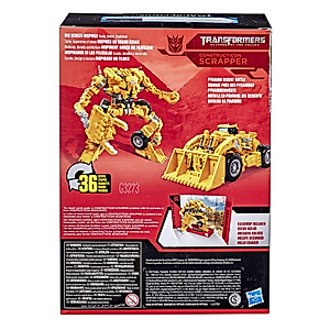 Transformers Toys Studio Series 60 Voyager Class Revenge of The Fallen Movie Constructicon Scrapper Action Figure - Ages 8 and Up, 6.5-inch