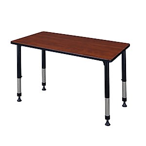 Regency Kee 42" x 30" Height Adjustable Classroom Table, Cherry