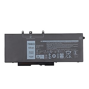 7xinbox 7.6V 68wh 5YHR4 DY9NT GD1JP 0GD1JP 0DY9NT GJKNX Laptop Battery Compatible with Dell Latitude 5280 5290 5491 5591 5480 5580 5490 5590 E5480 E5580 E5490 E5590 E5288 E5488 Precision 15 3520