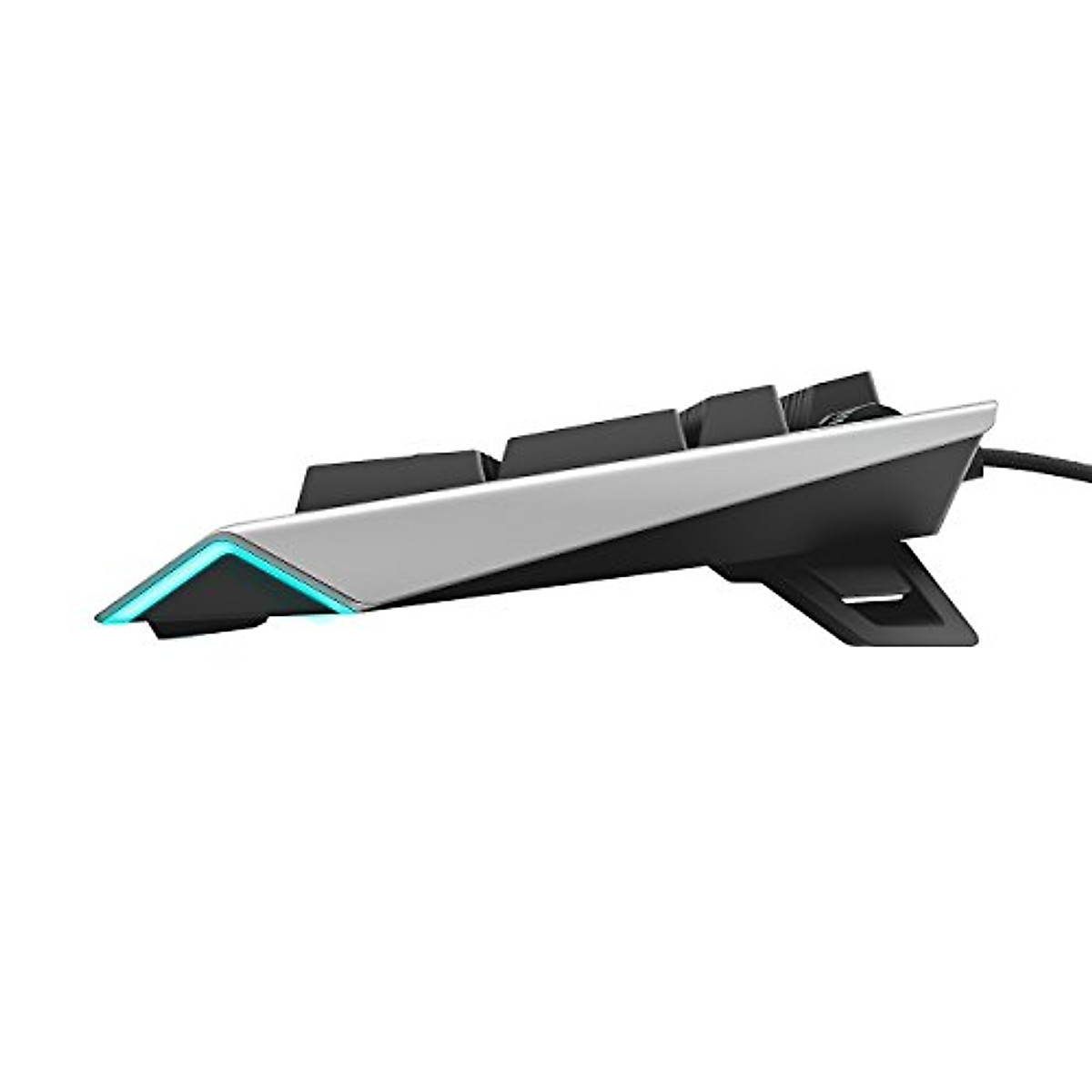 Dell Alienware Pro Gaming Mechanical Keyboard AW768 - AlienFX 16.8M RGB 13 zone-based Lighting - 15 programmable macro key functions, Silver