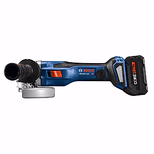 BOSCH GWS18V-13CB14 PROFACTOR™ 18V Connected-Ready 5 – 6 In. Angle Grinder Kit with (1) CORE18V® 8 Ah High Power Battery