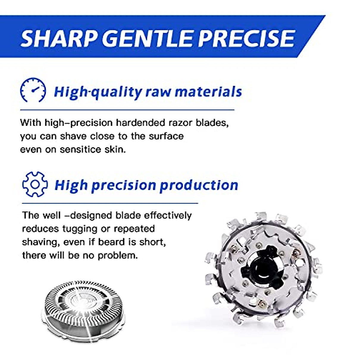 SH90 Replacement Heads for Philips Norelco Shavers Series 9000, Upgrade SH90/72 replacement Heads (3 count)