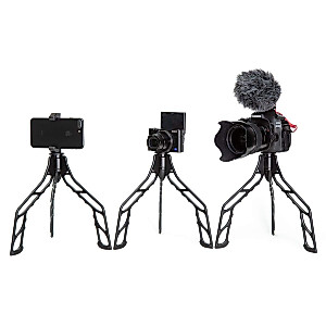 SwitchPod DSLR Tripod for Smart Phone Camera Stand Holder for iPhone, Android, Aluminum, Lightweight, Indestructible, Great for Selfies, Vlogging, Photography Switch Pod