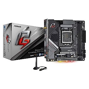 Asrock Z490 Phantom Gaming ITX/TB3 Supports 10 th Gen and Future Generation Intel Core Motherboard Processors (Socket 1200), Model Number: Z490 Phantom Gaming-ITX/TB3