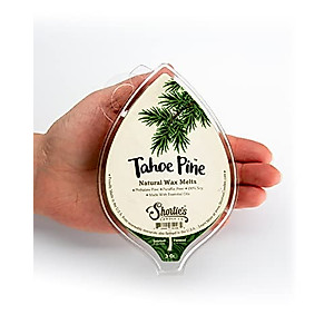 Shortie's Candle Company Tahoe Pine Natural Soy Wax Melts - 1 Highly Scented 3 Oz. Bar - Made with 100% Soy and Essential Fragrance Oils - Phthalate & Paraffin Free, Vegan, Non-Toxic