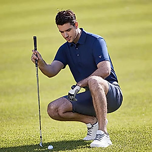 M MAELREG Golf Polo Shirts for Men Short Sleeve Performance Moisture Wicking Quick Dry Casual Collared Men’s Polo Shirts