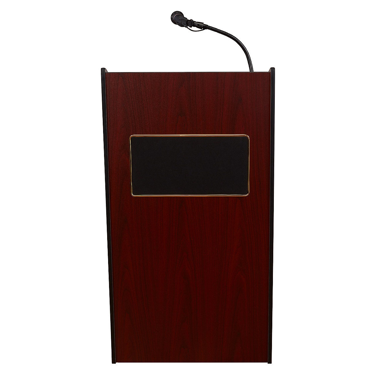 Oklahoma Sound 6010-MY Aristocrat Floor Sound Lectern, 25" Width x 46" Height x 20" Depth, Sound, Mahogany