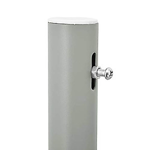 vidaXL Patio Retractable Side Awning 55.1"x196.9" Gray