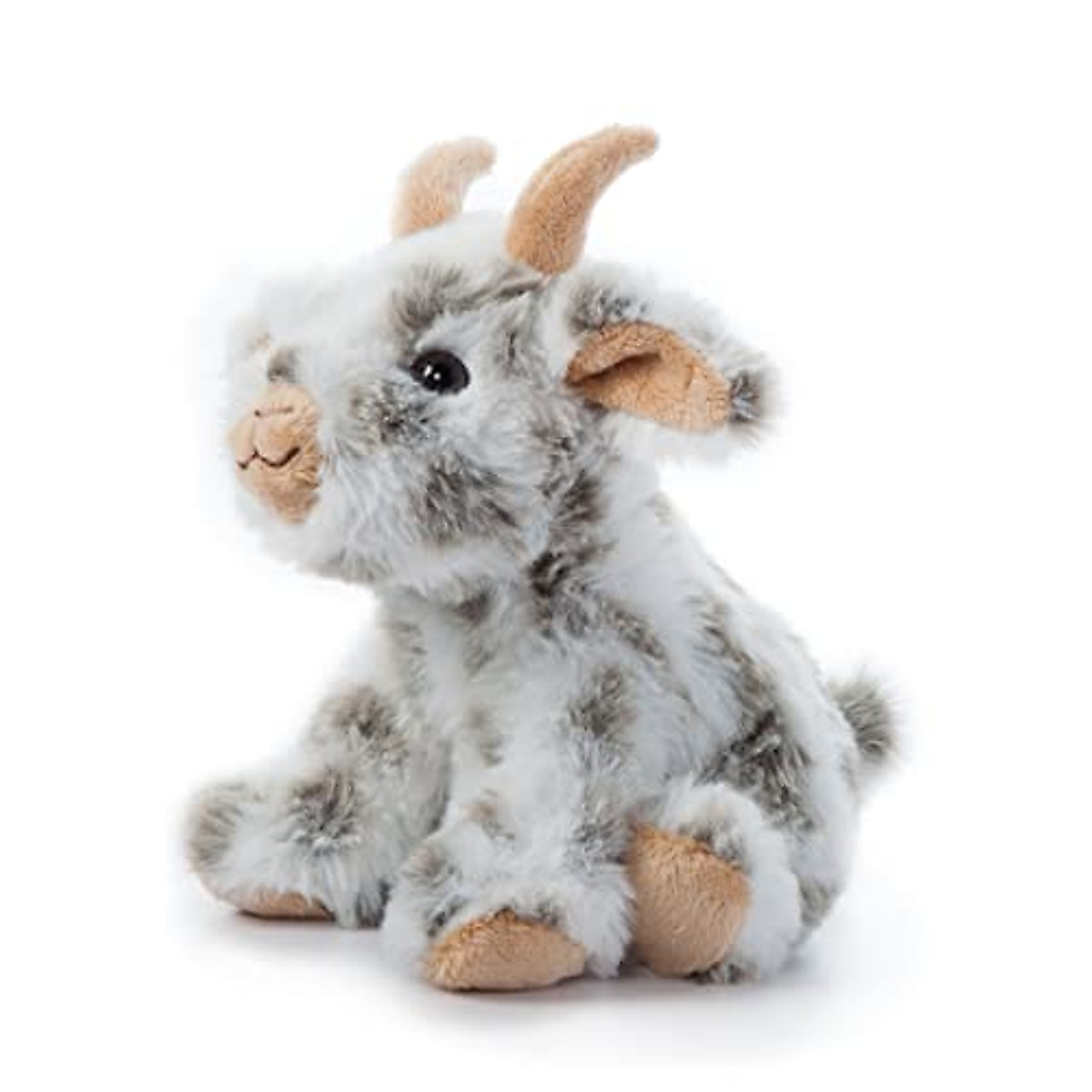 The Petting Zoo Goat Stuffed Animal Plushie, Gifts for Kids, Wild Onez Babiez Farm Animals, Goat Plush Toy 6 inches