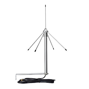 HYS 433Mhz 3dbi Omni Antenna 50 Ohm GSM Aerial W/3M(9.8ft) RG58 Coaxial Cable SMA Male Plug and Mounting Bracket