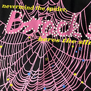 Hip Hop Spider Hoodies Set Y2k Hoodie Tracksuit Pullover Sweatshirt for Women Men Matching Hoodies for Couples