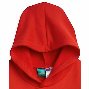 Sesame Street Elmo Toddler Boys Fleece Pullover Hoodie & Jogger Pants Set Red/Gray 5T