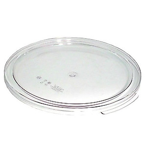 Cambro RFSCWC2135 Camwear Round Storage Lid, Clear, 2 & 4 qt., Pack of 6