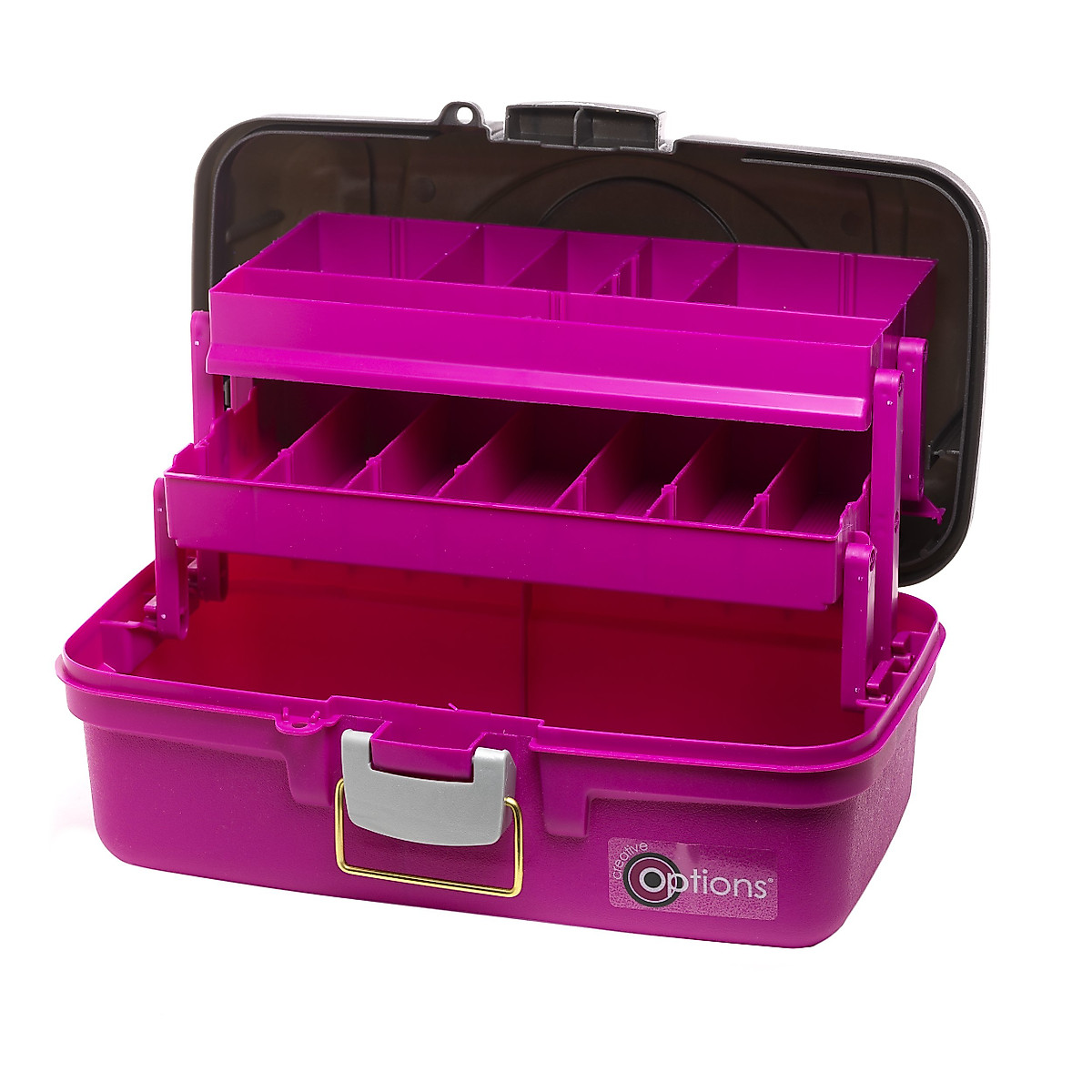 Creative Options 620275 Home Storage Organizer, One Size, Black, Hot Pink