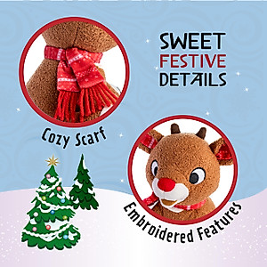 KIDS PREFERRED Rudolph the Red - Nosed Reindeer - Stuffed Animal Plush Toy 8 inches