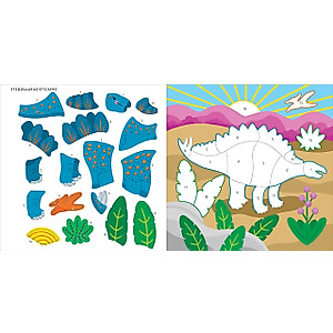 My First Color-by-Sticker Book - Dinosaurs