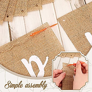 He Put A Ring On It Banner Engaged Banner Burlap Rustic Bunting Garland Engagement Decorations Engaged Sign Background Backdrop for Proposal Wedding Engagement Party Decor Supplies