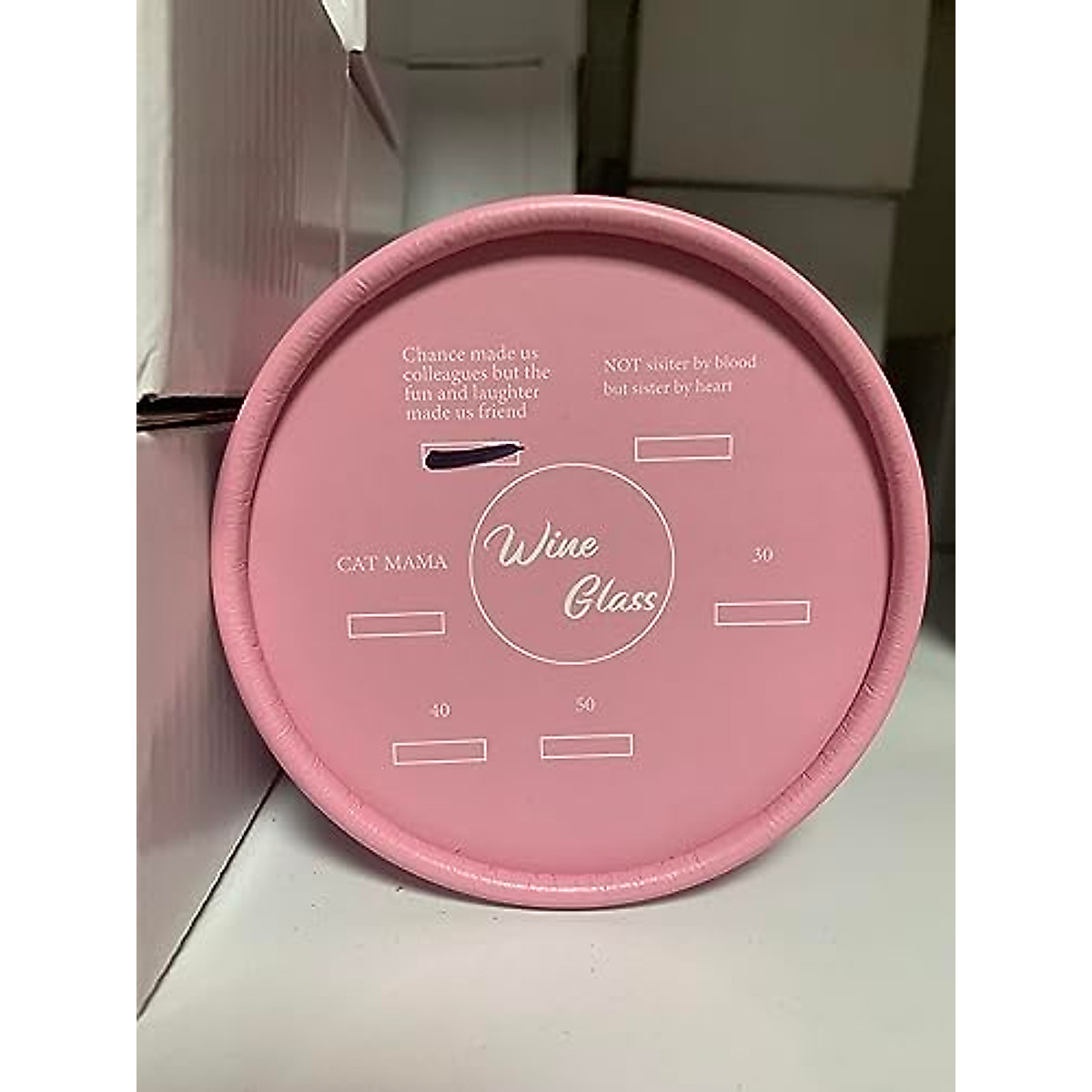 Yalucky Wine Glass, Personalised Birthday Gift for Friend, Durable Glass, 16.0 oz, Wine Glass, Friendship Theme