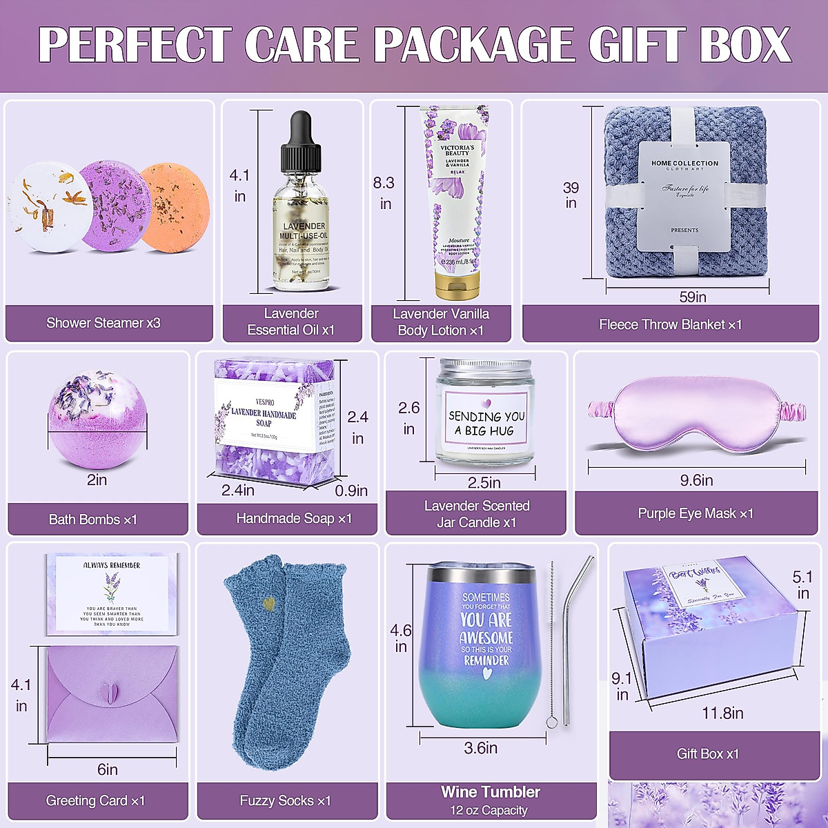 Gifts for Women,Spa Gift Baskets for Women Spring Gifts for Women Bath and Body Works Gifts Set Relaxing Sympathy Gifts Box for Women,Mom,Sister,Wife,Lover