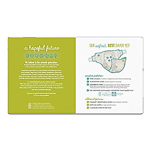 Seventh Generation Baby Diapers, Size 3, 155 count for Sensitive Skin (Packaging May Vary),155 Count (Pack of 1)