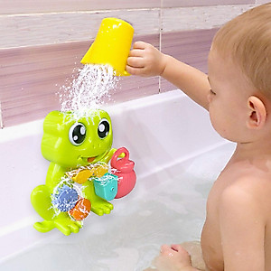 AOLUXLM Bathtub Toys for Toddlers Baby Kids,Shower Bath Baby Toy for Boys Girls as Gifts with Stack Cup Toys for Swimming Pool