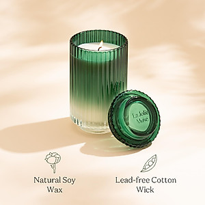 LA JOLIE MUSE Pomegranate & Pine Candle, Scented Candles for Home, Holiday Candle Gifts for Women&Men, Large Soy Candles, 120 Hours Long Burning Jar Candle, 19oz