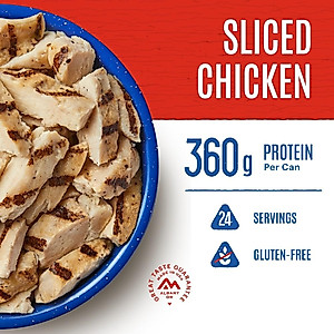 Mountain House Grilled Sliced Chicken Limited Release #10 Can | Freeze-Dried Survival & Emergency Food | Gluten Free Hunting, Survival, Camping, Backpacking Food 6 Cans Per Case with 30 Year Taste Guarantee
