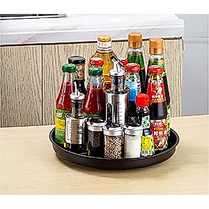 kuvar Lazy Susan Turntable Organizer Rotating Spinning Spice Rack Storage Container.