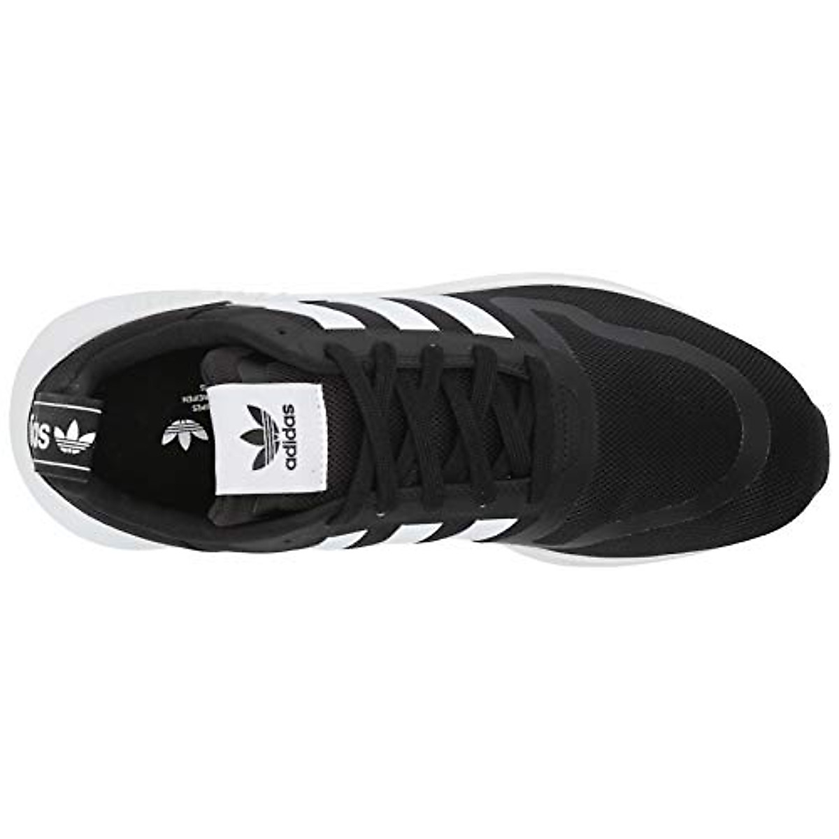 adidas Originals mens Smooth Runner Sneaker, Core Black/White/Core Black, 13 US