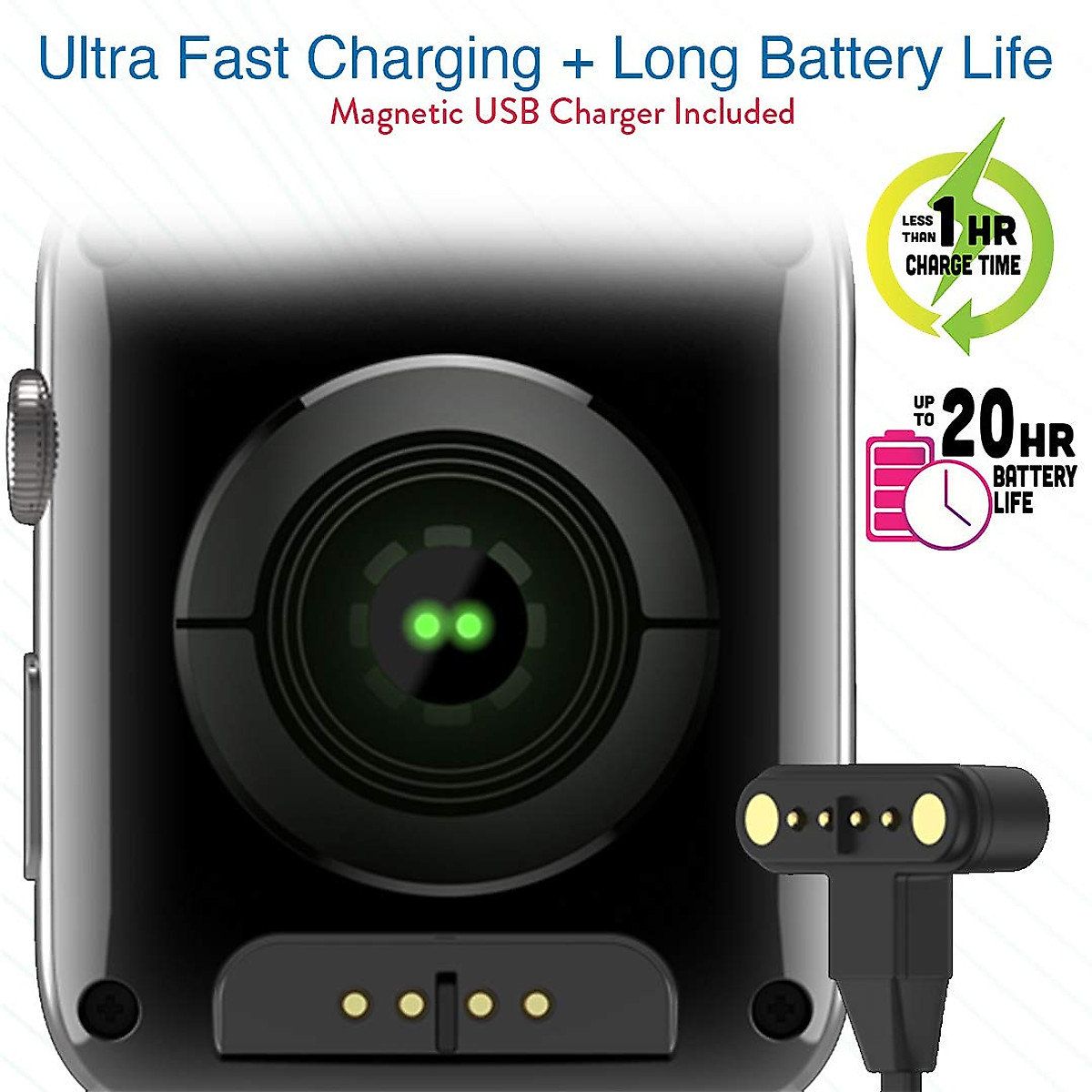 HandsFree Health Smart Watch for Seniors - Medical Alert System with GPS Monitoring, 2-Way 4G SOS Communication, Monthly Subscription