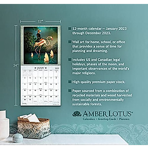 The Curious World of Catrin Welz-Stein 2023 Wall Calendar: A Surreal Fantasy Art Calendar