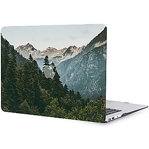 Hard Case Compatible with New MacBook Air 13 Inch Case 2020 2019 2018 Release Model A2337 M1 A2179 A1932 with Retina Display and Touch ID, Matt Plastic Hard Shell Case Cover - Mountain