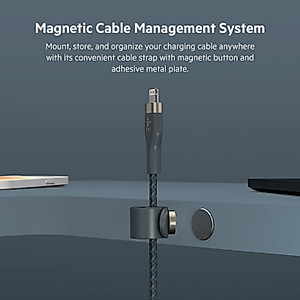 Belkin BoostCharge Pro Flex Braided USB Type A to Lightning Cable (2M/6.6FT), MFi Certified Charging Cable for iPhone 13, 12, 11, Pro, Max, Mini, SE, iPad and More, 2-Pack, Blue
