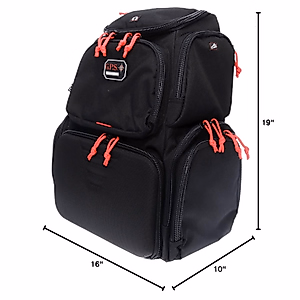 G.P.S. Handgunner Backpack Black GPS-1711BP