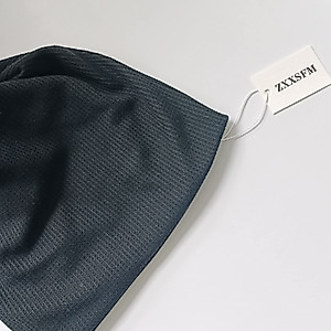 ZXXSFM- Hats，Womens Knitted Beanie Waffle Slouchy Skullcap for Men Stretchy Thin Acrylic Hat