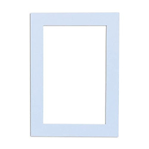 22x28 Mat Bevel Cut for 18x24 Photos - Acid Free Brittany Blue Precut Matboard With Backing Board and Crystal Clear, Self Seal Photo Mat Bag - For Pictures, Photos, Framing - 4-ply Thickness