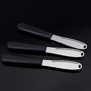 Butter Slicers Easy Spread Butter Knife Spreader Knives with Holes Butter Knives & Picks for Cold Butter Stainless-Steel Butterknife Flatware Table Dinner Knifes for Dessert Steak