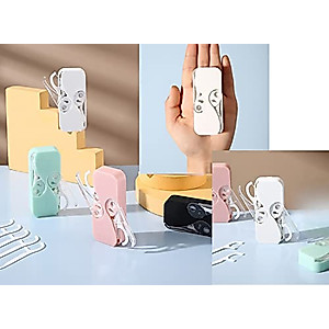 4 Pack Dental Floss Box Dispenser - Dental Floss Picks Dispenser Portable - Dental Floss Portable Case - Automatic Floss Organizer - Automatic Floss Pick Dispenser Travel Floss Case