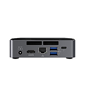 Intel NUC 7 Enthusiast, A Mini PC with Windows 10, Intel Core i7, 512GB NVMe Intel 600p SSD, 16GB RAM, Gunmetal (BOXNUC7I7BNKQ)