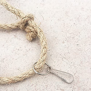 LIZHOUMIL Bird Climbing Net Bird Toy Parrot Hanging Rope Swing Net Game Rope Ladder Chew Toy for Parakeet,Cockatiel,Cockatoo,Conure,Mini Macaw