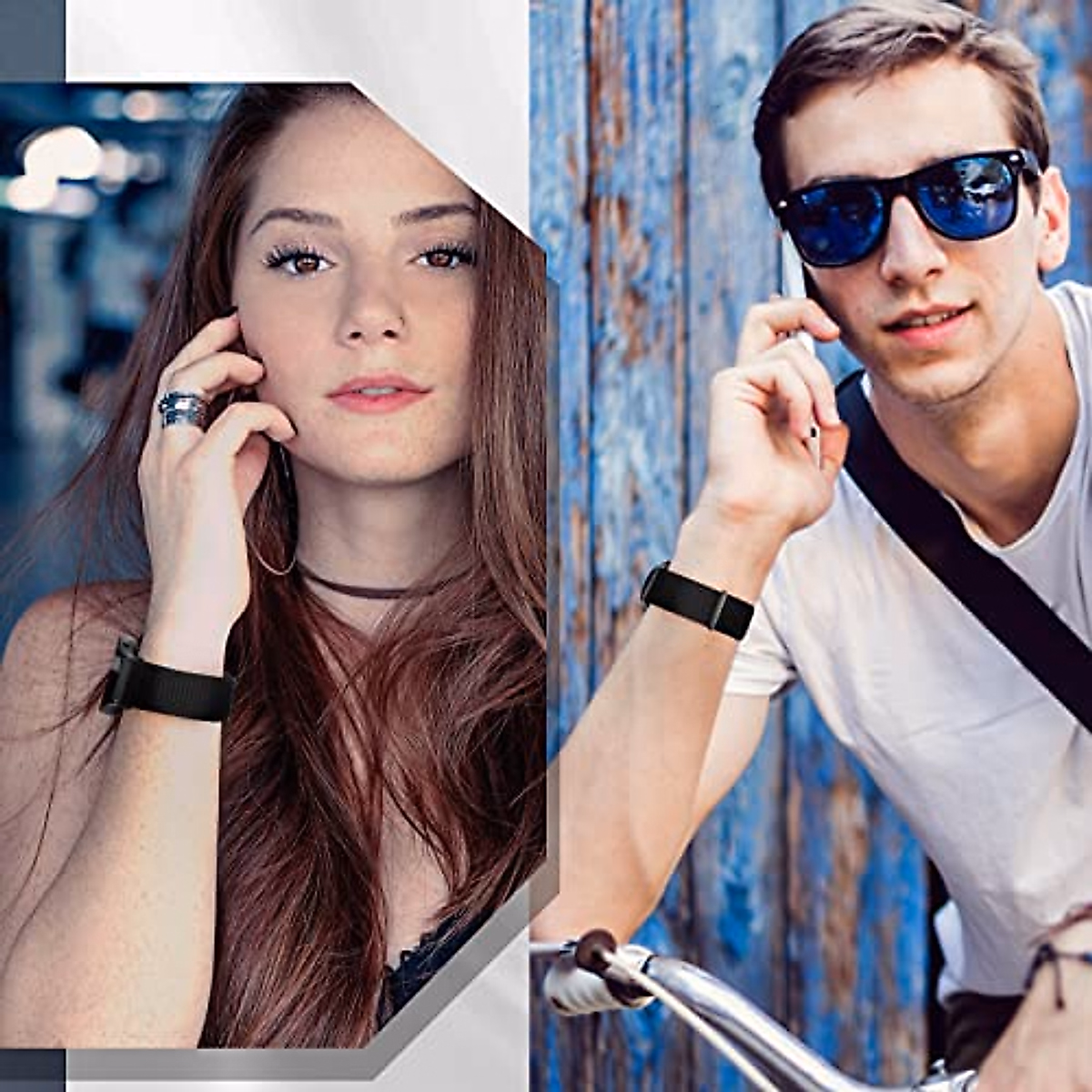 YCHDDER Nylon Bands Compatible with Samsung Galaxy Watch 7/6/5/4/FE 40mm 44mm/Galaxy Watch 5 Pro/Watch 6/4 Classic 43mm 47mm 42mm 46mm for Women Men