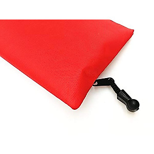 Jipemtra Red Emergency Bag First Aid Bag Small Empty Travel Rescue Bag Pouch First Responder Storage Medicine Pocket Bag for Car Home Office Kitchen Sport Ourdoors Bag Only (6.3x4.3")