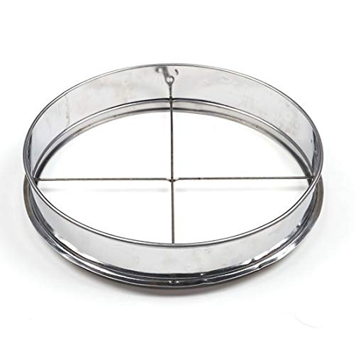 Practicool Garden Potting Mesh Sieve - Sifting Pan - Stainless Steel Riddle - Mix Soil Filter - with 4 Interchangeable Mesh Sizes - 3, 6 , 9, 12mm