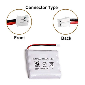 Highdas for Summer Infant Baby Monitor Replacement Battery for Summer Infant Wide View 29580-10 29270-10 29580 29590 29610 29620 29630 29710 29740 29790 29940 36014 36034 4.8V 800mAh